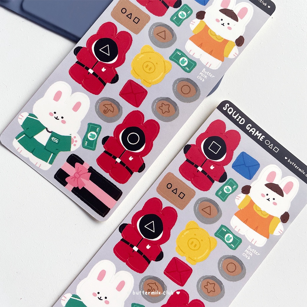 Jual [LAST STOCK] Quid Game STICKER DECO | STIKER (baca deskripsi ...