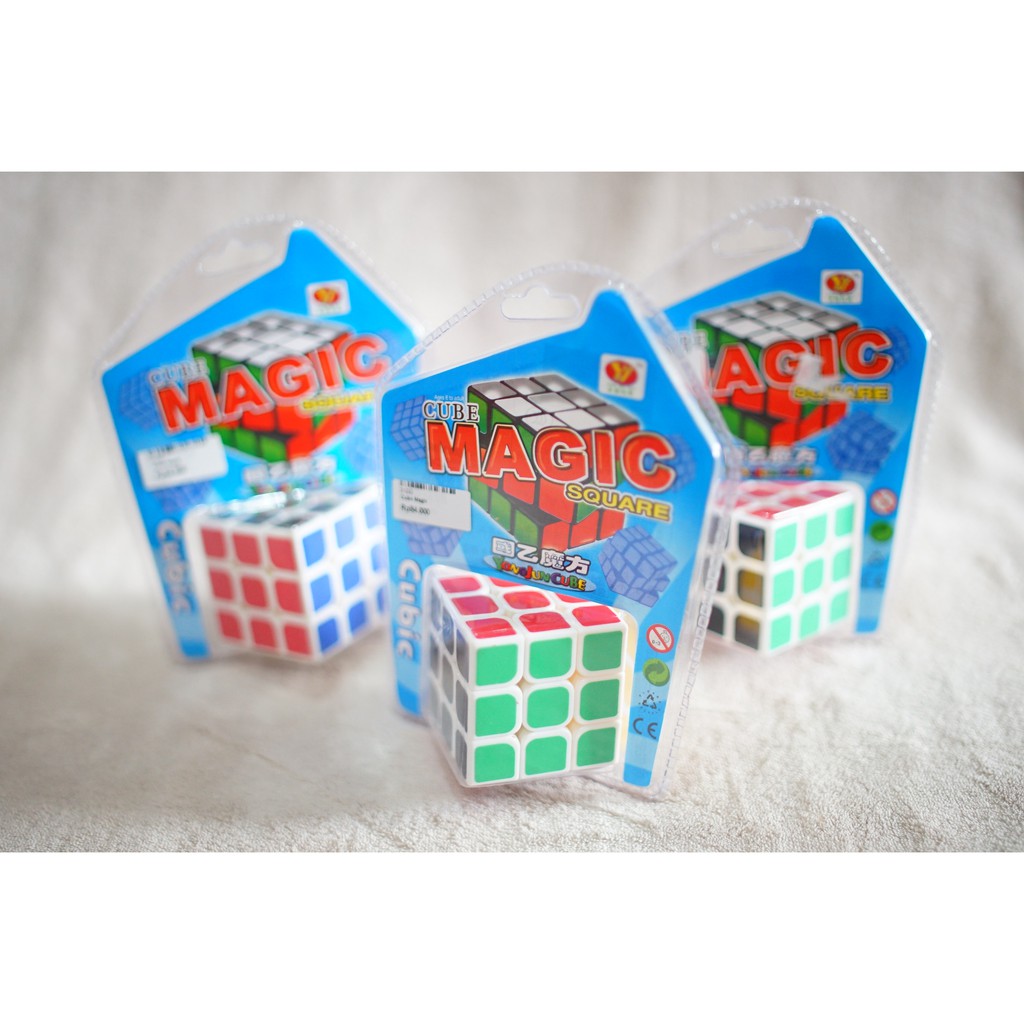 Jual Cube magic square, mainan cubic, mainan kubik, mainan rubik bahan ...