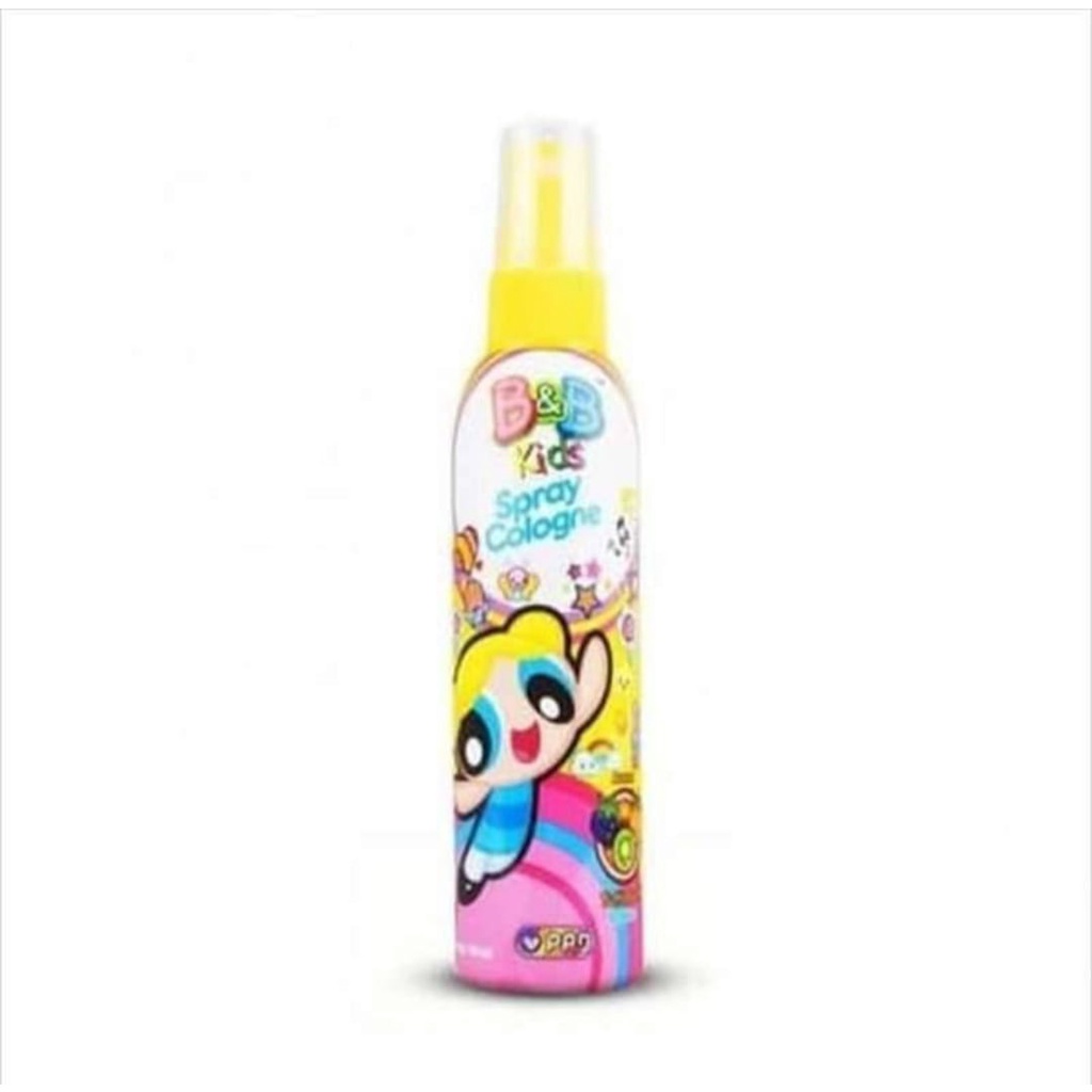 Jual B&B Kids Spray Cologne Power Puff Girl -Parfum Anak-100mL | Shopee ...