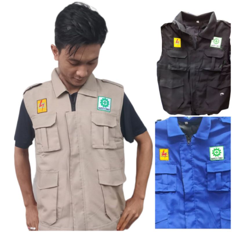 Jual ROMPI PLN SAFETY ~ ROMPI KERJA / ROMPI LAPANGAN full bordir ...