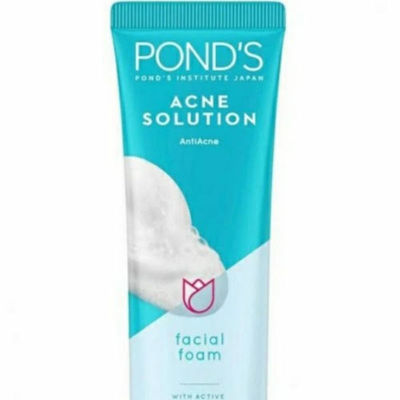 Jual Ponds Acne Solution Facial Foam 100 GR | Shopee Indonesia