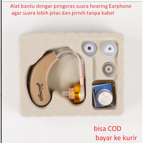 Jual Alat bantu dengar pengeras suara hearing Earphone agar suara lebih jelas dan jernih tanpa ...