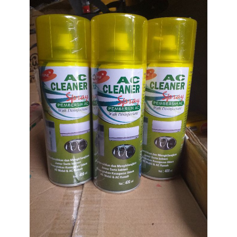 Jual AC Cleaner foam spray Zone 400ml Air refresher dan disinfectant ...