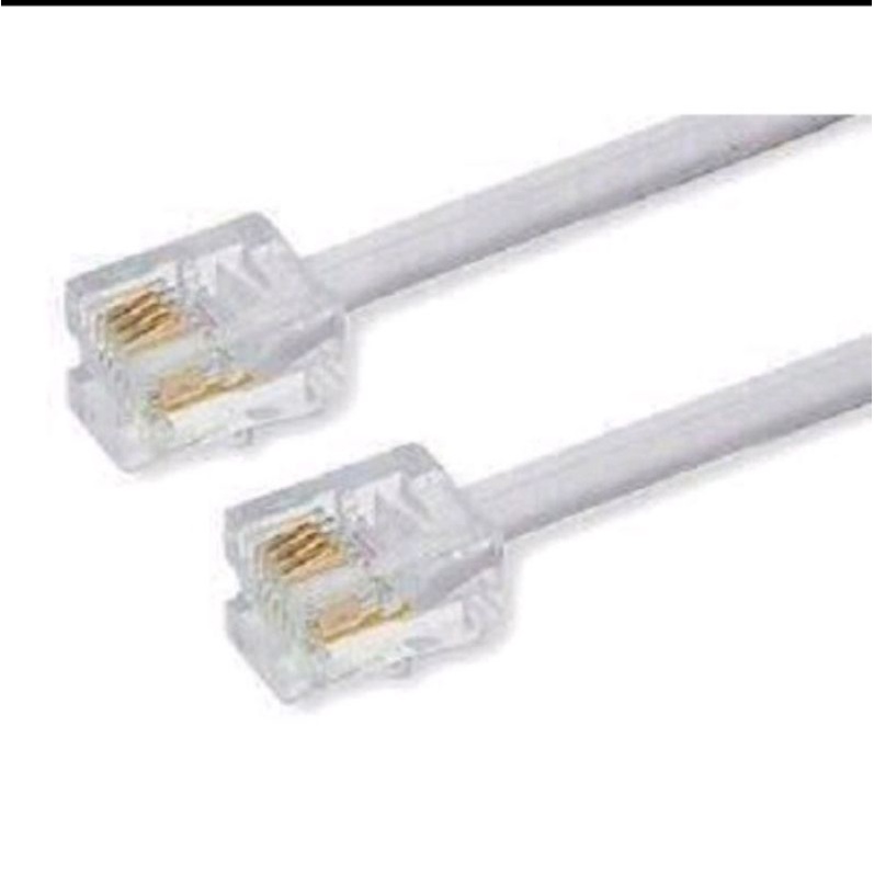 Jual Kabel line telepon panjang 40 Meter plus rj | Shopee Indonesia