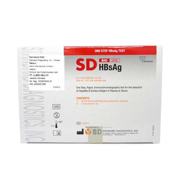 Jual Abbott SD Bioline HBs Ag Rapid Test - 30 Test | Shopee Indonesia