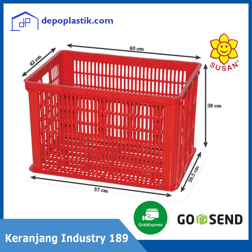 Jual Keranjang Industri Jumbo - Keranjang Industri 189 - Rak Piring ...