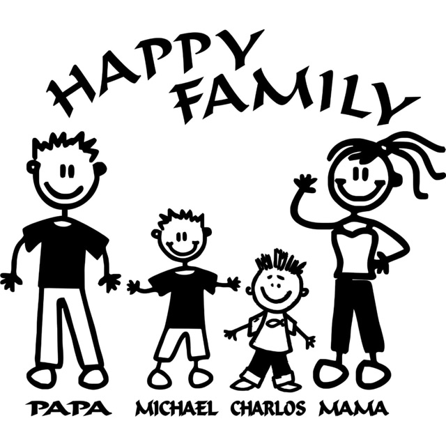Jual Stiker happy family | Shopee Indonesia