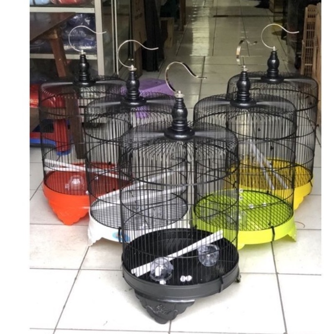 Jual SANGKAR BESI DIAMETER 33CM MODEL CUNGKOK MEWAH | Shopee Indonesia