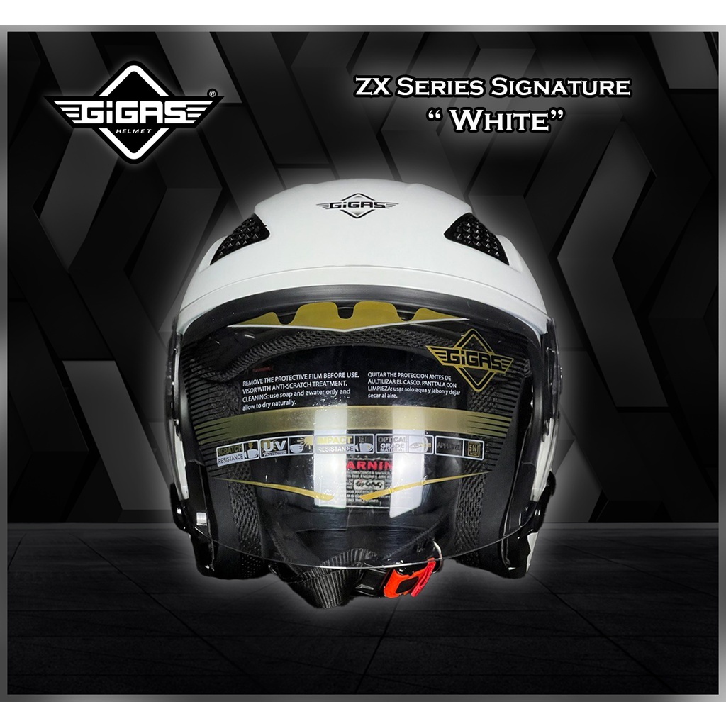 Jual HELM SNI MOTOR HALF FACE GIGAS ZX SERIES SIGNATURE - 02 | Shopee ...