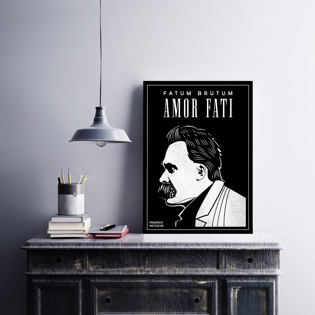 Jual Poster Dekorasi Hiasan Dinding Quotes Filososi Filsuf Amor fati ...