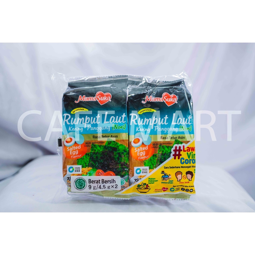 Jual MAMA SUKA RUMPUT LAUT ISI 2 X @4.5GR RASA JAGUNG BAKAR / PEDAS ...