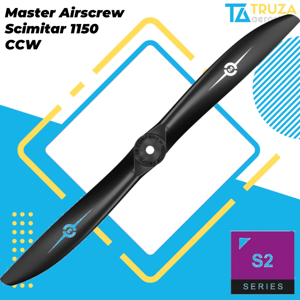 Jual PROPELLER MASTER AIRSCREW SCIMITAR 1150 11X5 AEROMODELLING RC ...