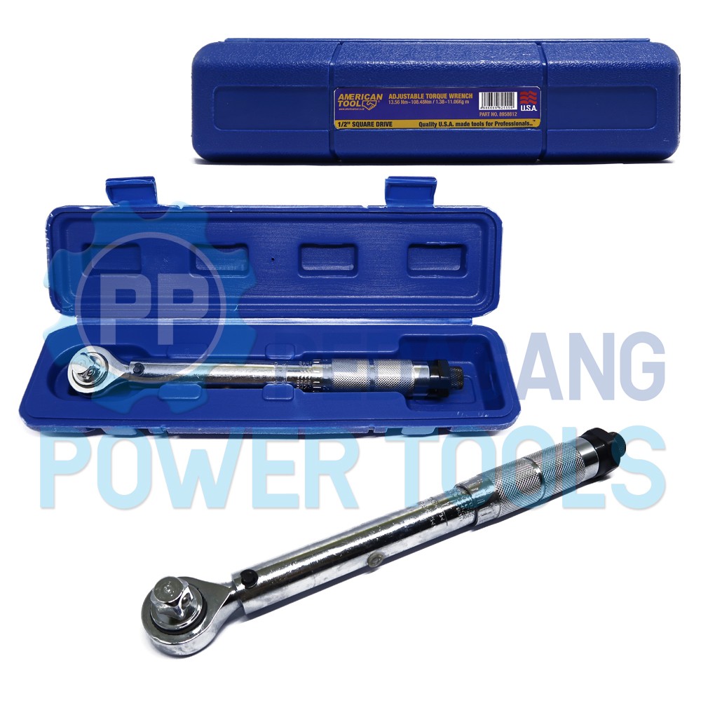 Jual AMERICAN TOOL KUNCI MOMEN TORSI 1/2 INCH ADJUSTABLE TORQUE WRENCH ...