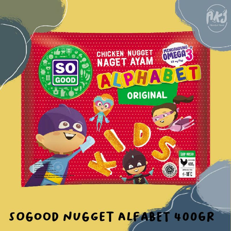 Jual So Good Nugget Animal - Alphabet - Dinobites - Donut Cheese 400gr ...