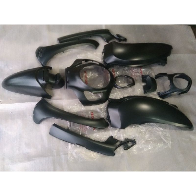 Jual cover body bodi Scoopy new 2021-2024 k2f matte black hitam dof ...