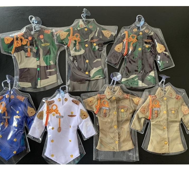Jual Shopee 7.7 Tempelan Kaca Kop Kaca Mobil Baju Mini PDH PDL PDU TNI ...