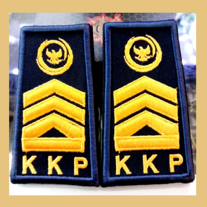 Jual pangkat kkp golongan 2 d terbaru bahan bordir timbul | Shopee ...