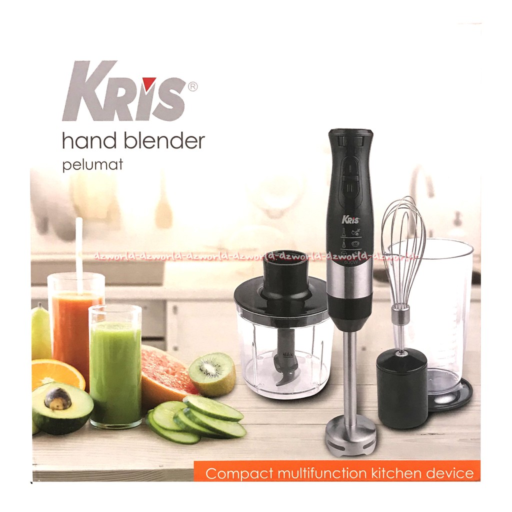 Jual Kris Hand Blender Pelumat 3in1 Blender Chopper Mixer Blender ...