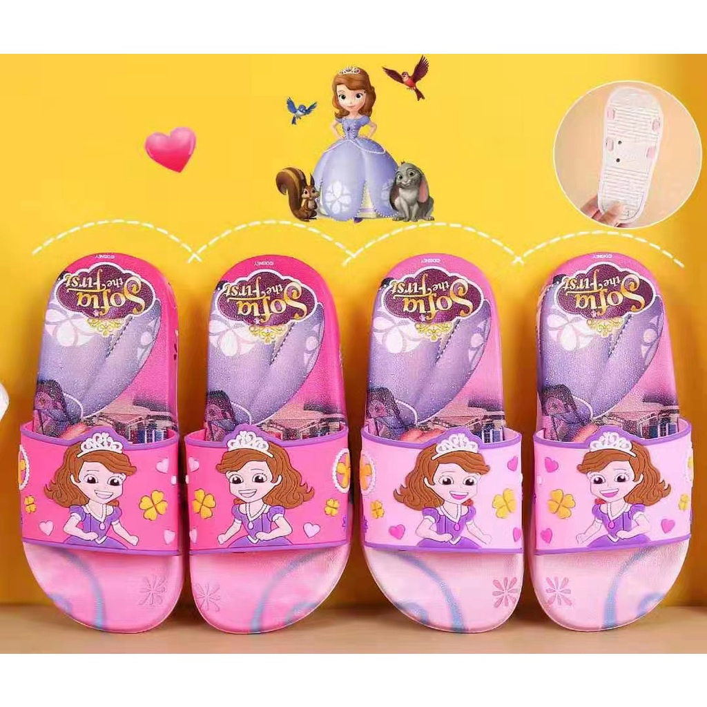 Jual FORSLEEP 24-35 SANDAL SLIP ON ANAK PEREMPUAN PRINCESS SOFIA THE FIRST | Shopee Indonesia