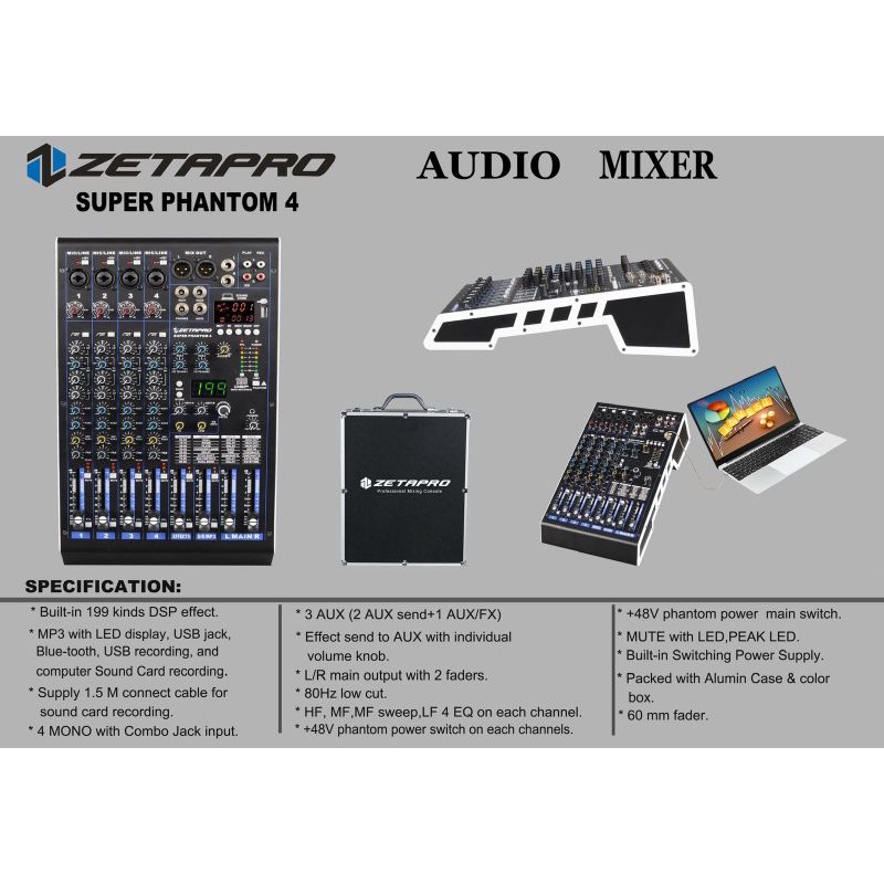 Jual mixer zetapro super phantom 4 king | Shopee Indonesia