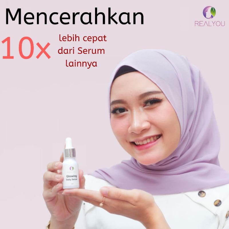 Jual Glowing / Shining / Acne Daily Serum Serum Glowing by Realyou | Shopee Indonesia