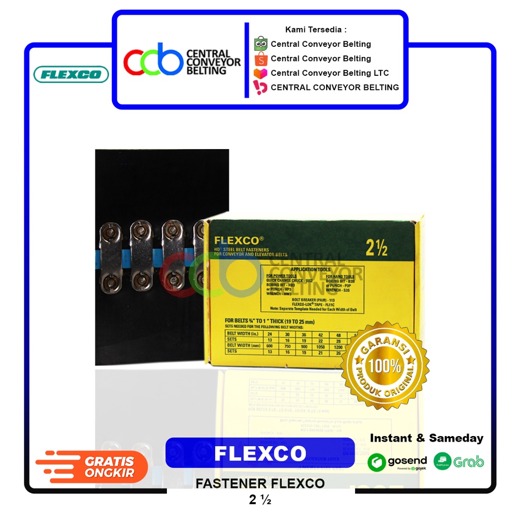 Jual FASTENER FLEXCO 2 1/2 | Shopee Indonesia