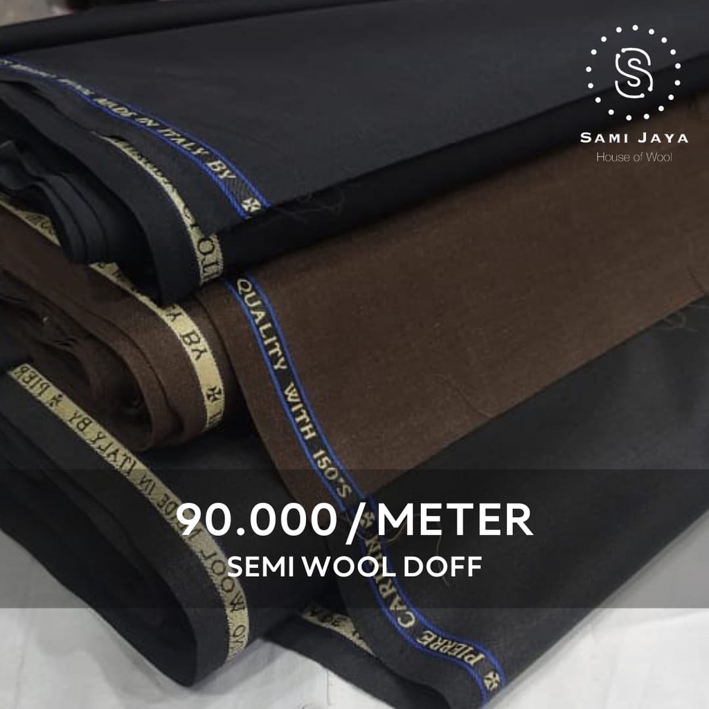 Jual Kain Bahan Jas & Celana Wedding Pierre Cardin Semi Wool | Shopee ...
