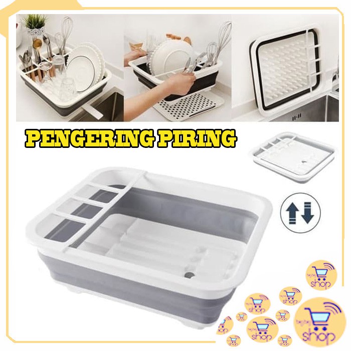 Jual [TERMURAH] RAK PENGERING CUCI PIRING - BASKOM LIPAT PENGERING CUCI ...