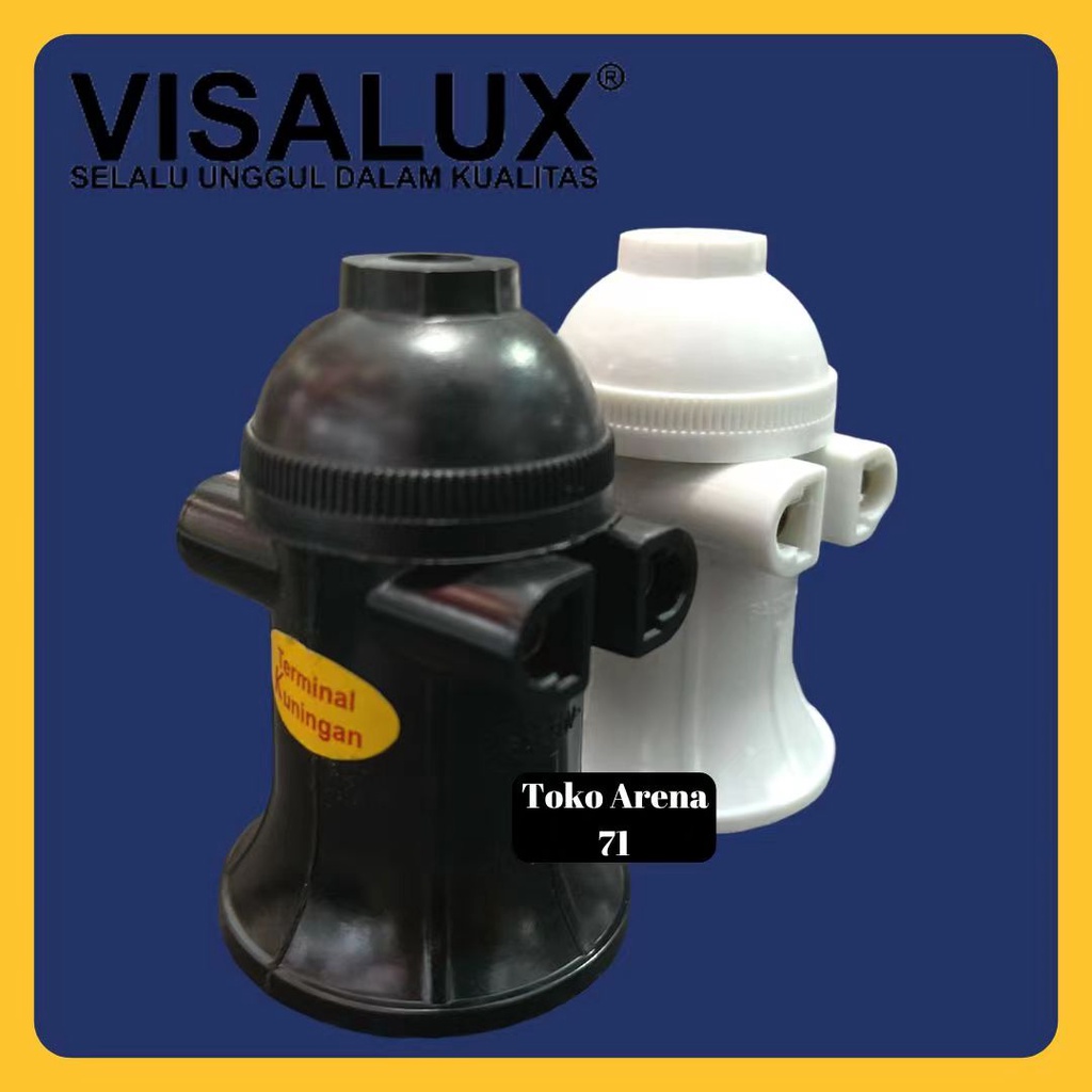 Jual Fitting Lampu Gantung Kombinasi VISALUX Hitam Putih Fitting Lampu ...