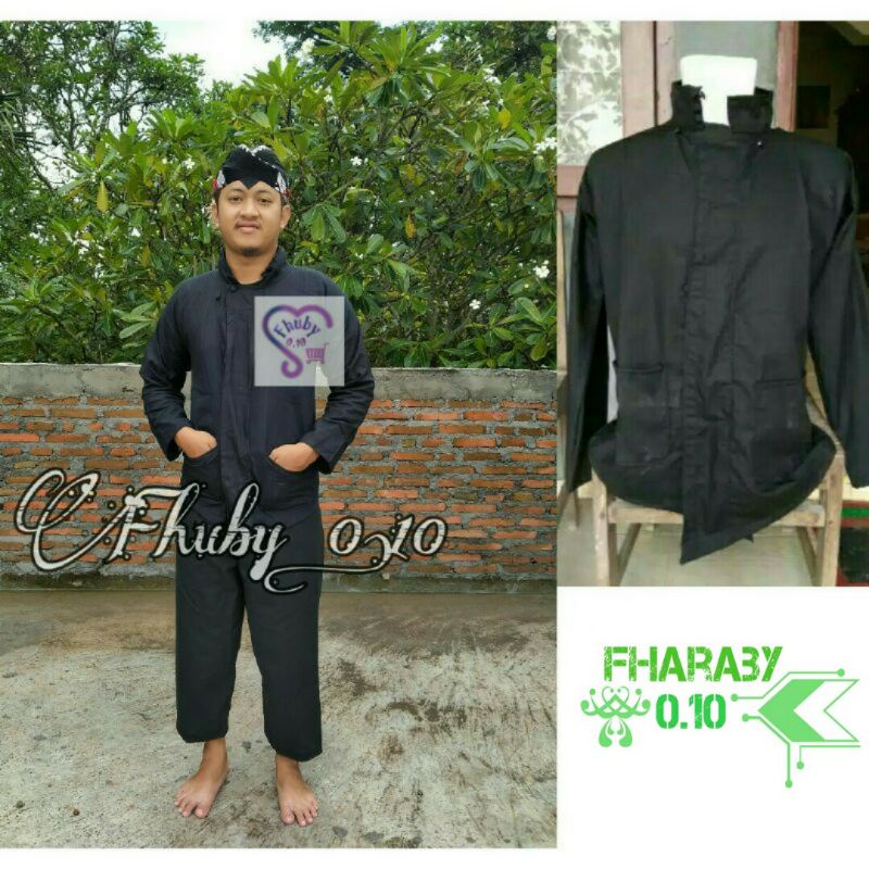 Jual Surjan Hitam / Surjan Tenun Hitam / Baju Adat Nusantara | Shopee ...