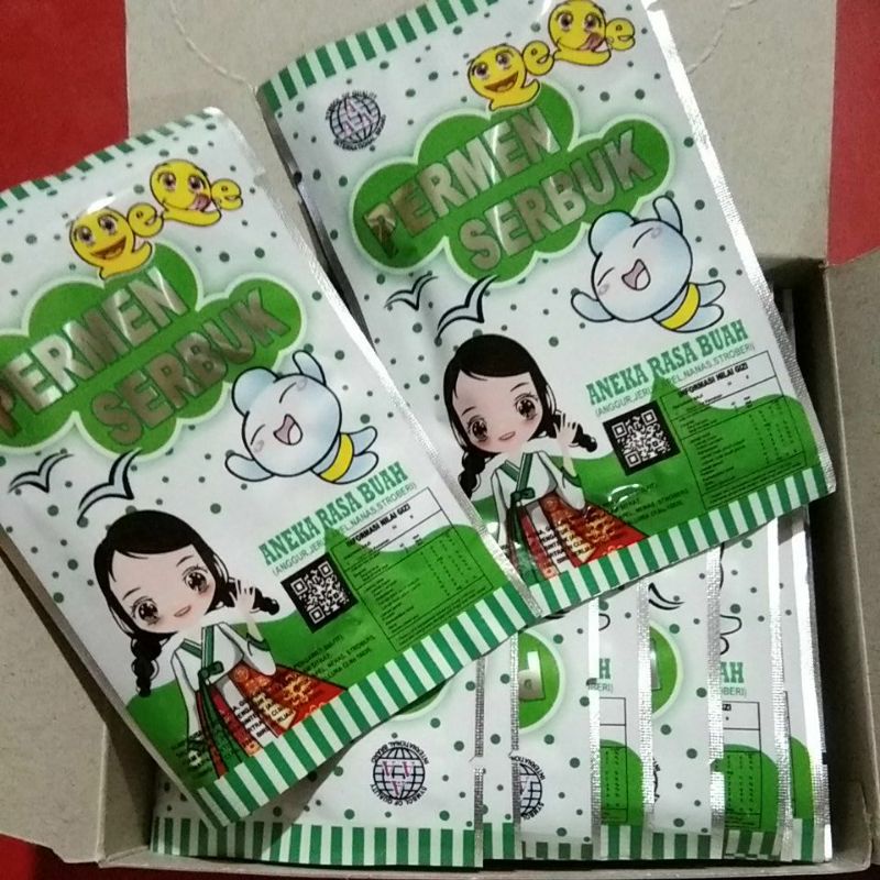 Jual permen serbuk pipet aneka rasa buah buahan | Shopee Indonesia