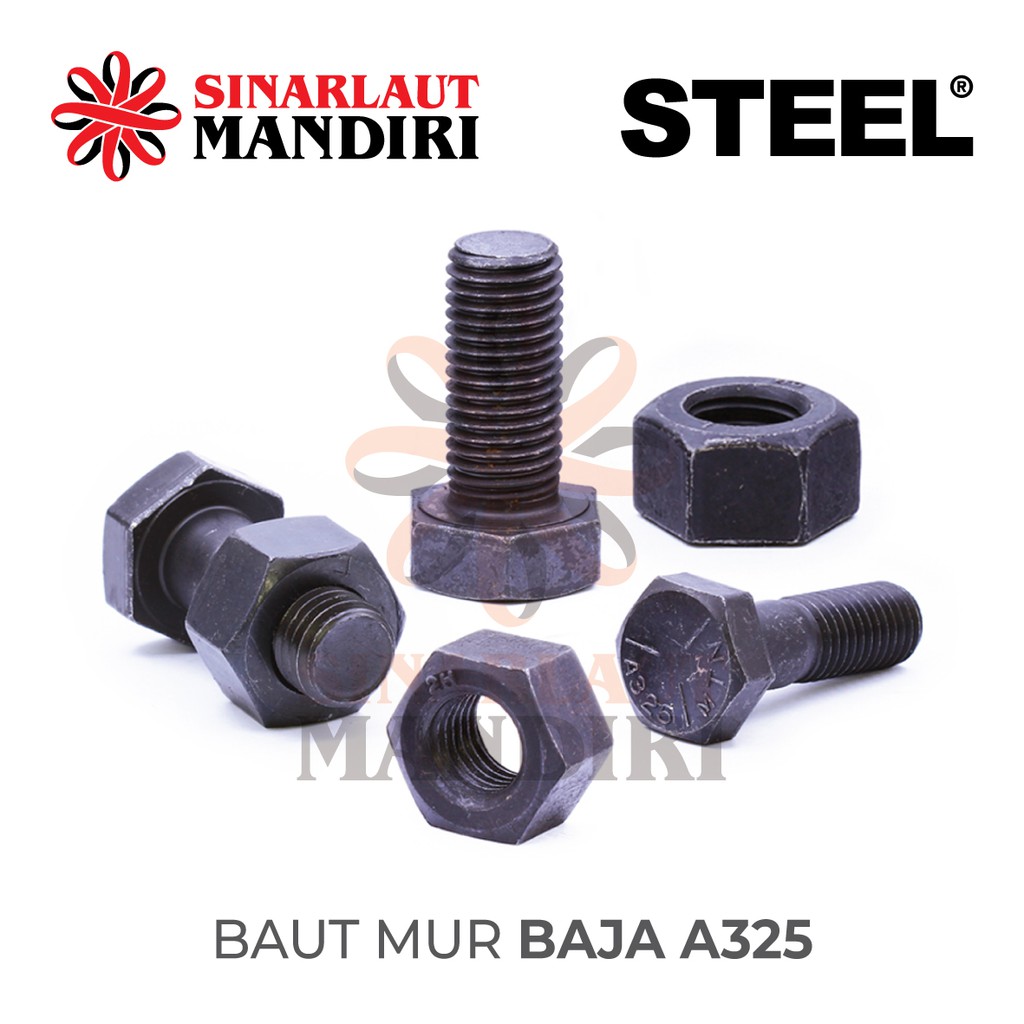 Jual Baut Mur Baja A325 Bm Baja 5 8 X 2 Shopee Indonesia