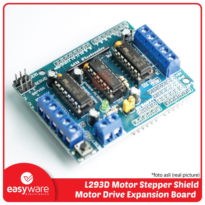 Jual L293D L293 STEPPER MOTOR DRIVER CONTROL SHIELD | Shopee Indonesia
