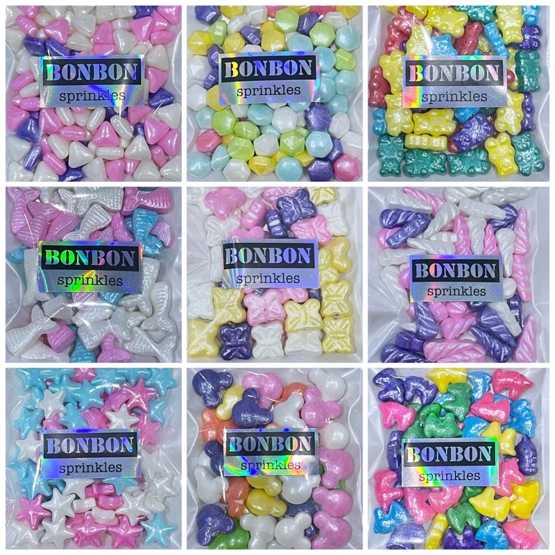 Jual Sprinkle mutiara cake topper korean cake bintang mermaid mickey ...