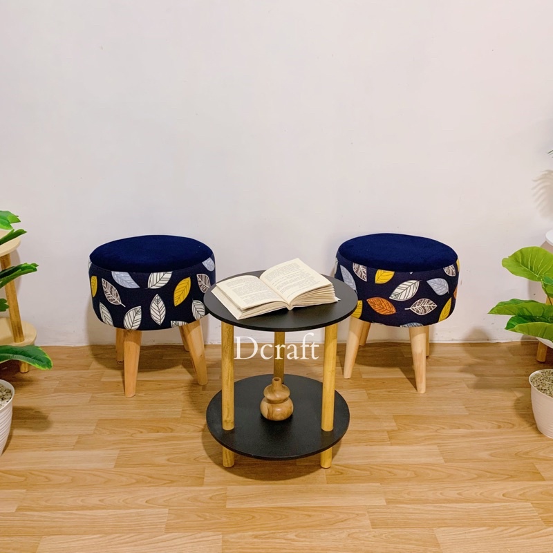 Jual MEJA KURSI STOOL SET ISI DUA SET STOOL MEJA PREMIUM STOOL KANCING ...