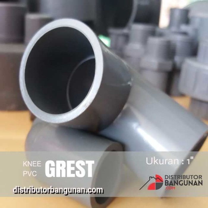 Jual Fitting Pvc Sambungan Pipa Pvc Paralon Knee 1 Grest | Shopee Indonesia