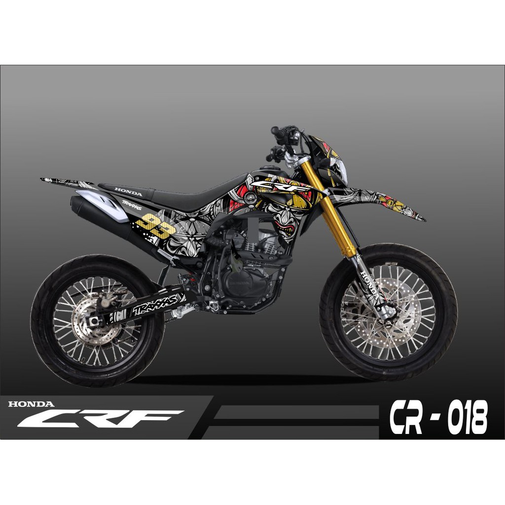 Jual decal stiker fullbody Honda CRF 150 Warrior Custom CR 018 | Shopee Indonesia