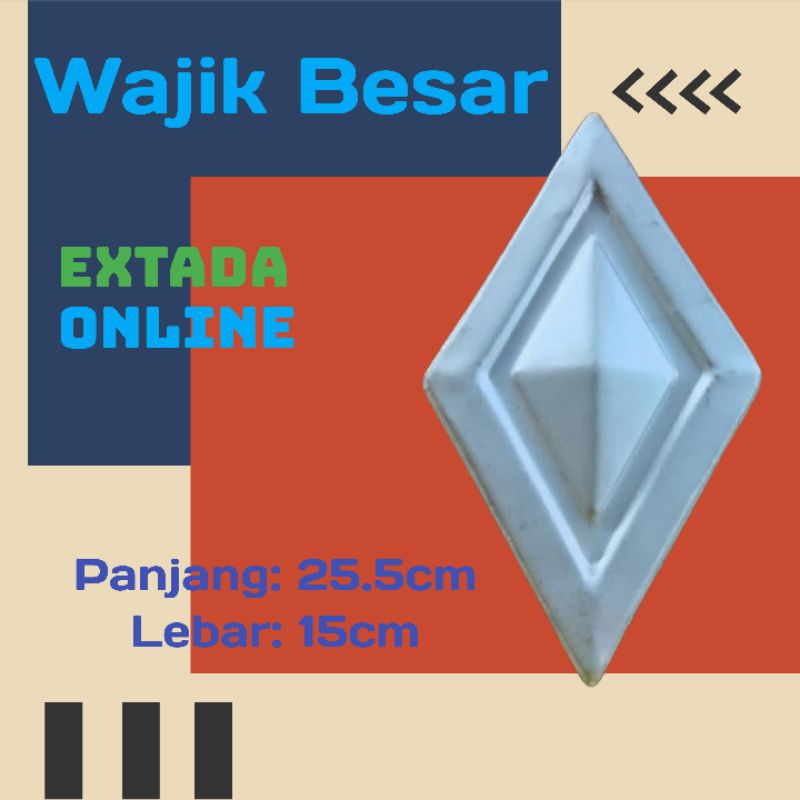 Jual Wajik Besar satu muka ornamen pagar besi gebyog asesoris ...