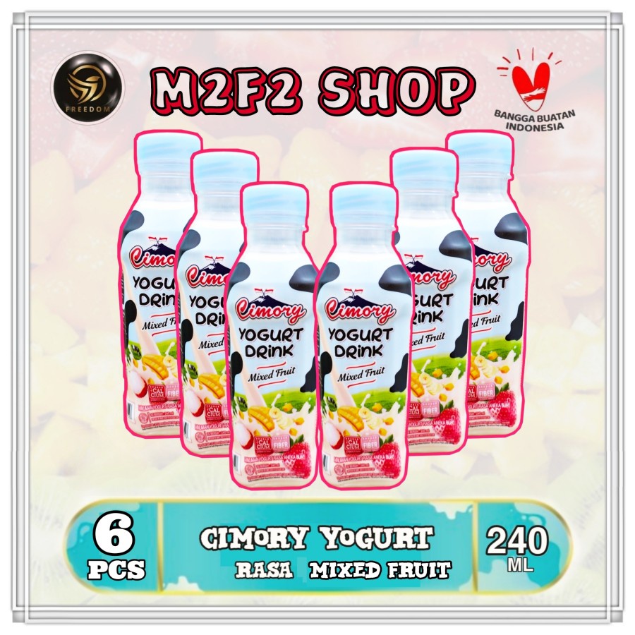 Jual Yogurt Cimory Drink Rasa Mixed Fruit Botol Pet - 240 ml (Kemasan 6 Pcs) | Shopee Indonesia