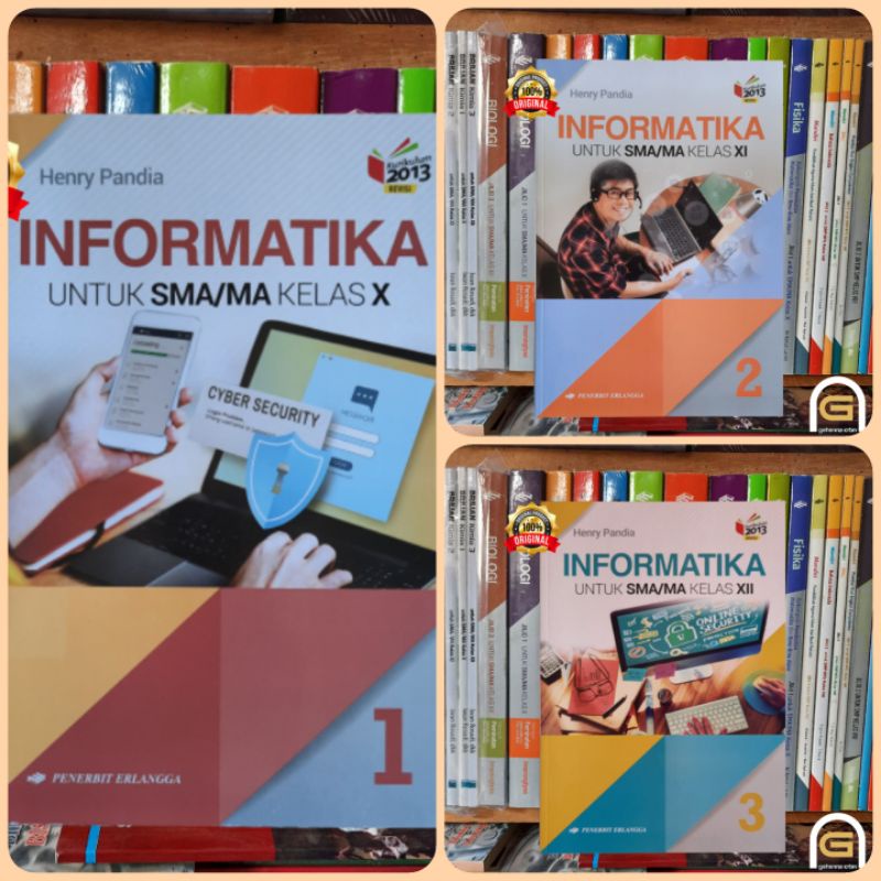 Jual Buku Informatika Untuk SMA/MA Kelas 10, 11 & 12 K.13 Revisi by Henry Pandia Penerbit ...