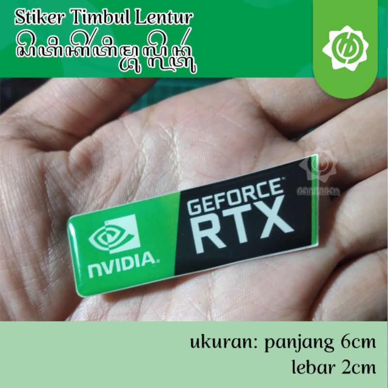 Jual Stiker Timbul Lentur logo Nvidia GeForce RTX/Quadro | Shopee Indonesia