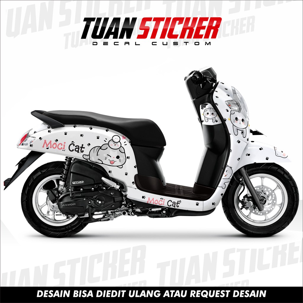 Jual Sticker Striping Decal Scoopy New, decal scoopy, cetak striping ...