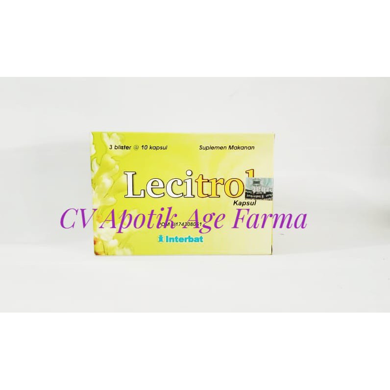 Jual Lecitrol Capsule isi 30 (Interbat) | Shopee Indonesia