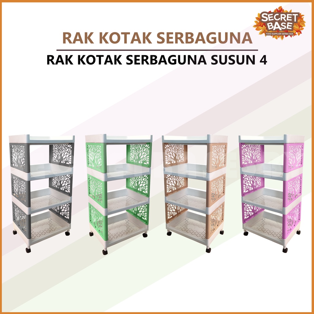 Jual RAK KOTAK SERBAGUNA + RODA - Rak Multifungsi / Rak Portable Kokoh ...