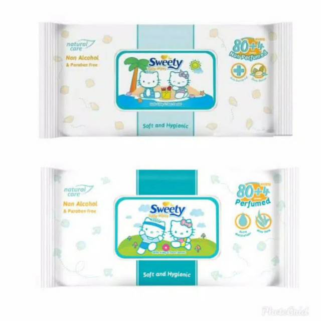 Jual Sweety Baby Wipes 72 sheet tutup fliptop | Shopee Indonesia