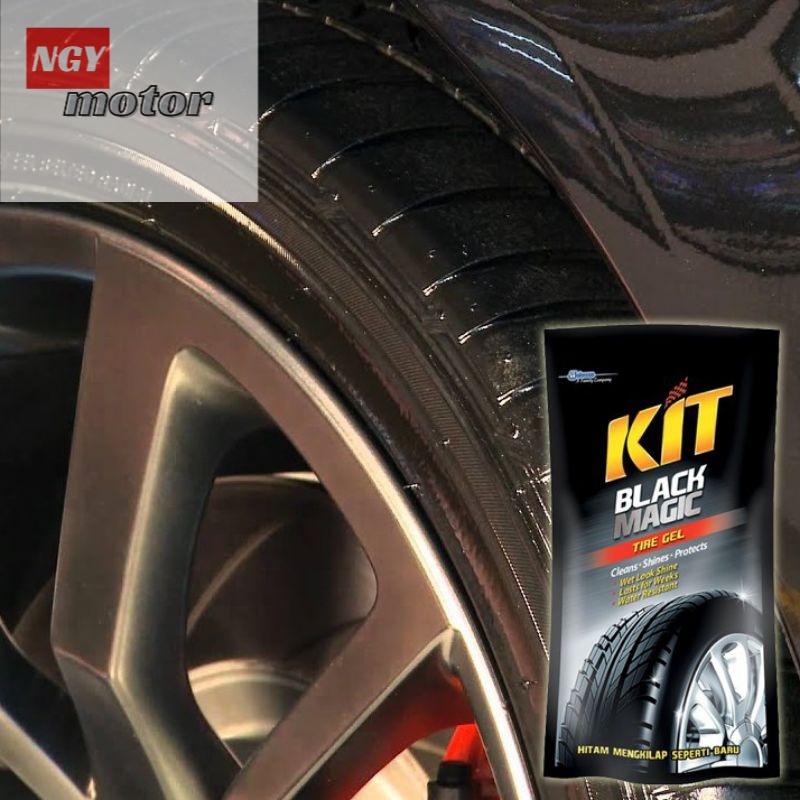 Jual KIT BLACK MAGIC TIRE GEL POUCH / PENGKILAT / PENGKILAP BAN MOTOR ...
