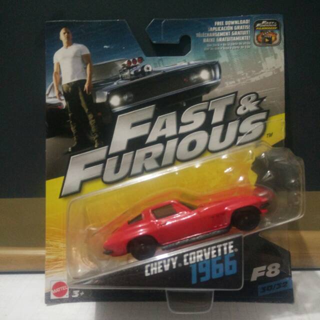 Jual bukan Hotwheels.. mobil Fast n Furious Chevy corvette 1966 Red ...