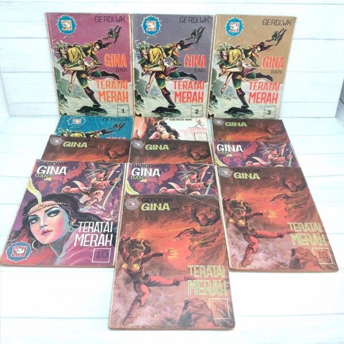 Jual Komik Gerdi WK. Gina Dan Teratai Merah 1-14 Tamat Kurang 1 Komik ...