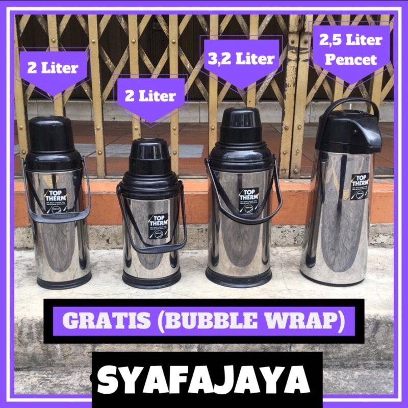 Jual Termos Air Panas Stainless / Termos Pencet / Termos Stainless ...