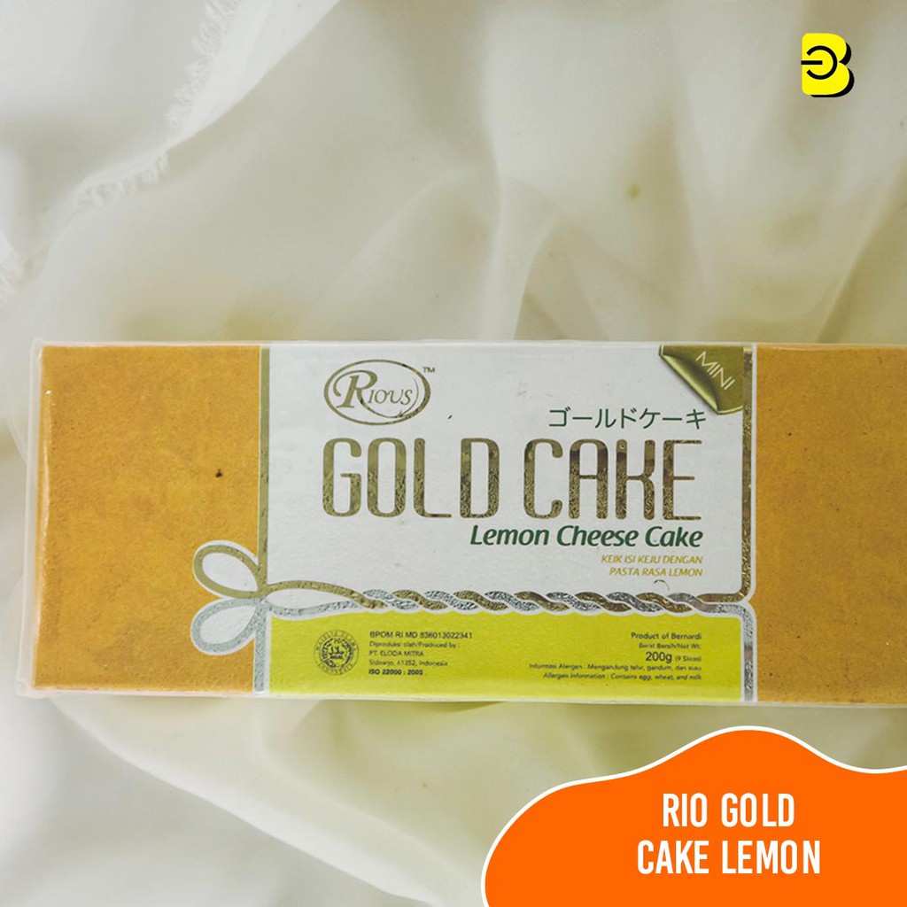 Jual RIO GOLD CAKE LEMON CHEESECAKE MINI JAKARTA | RIOUS GOLD CAKE ...